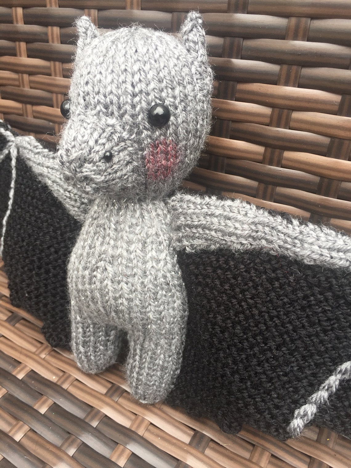 Batty Bat Knitting Pattern - Etsy UK