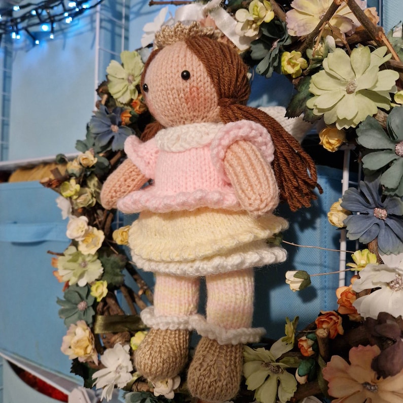 Christmas Fairy Knitting Pattern - Etsy