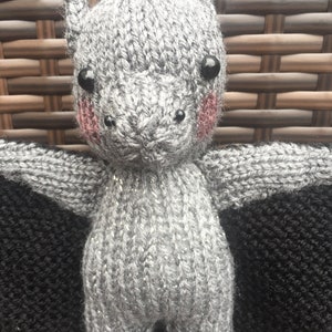 Batty Bat Knitting Pattern - Etsy UK