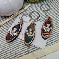 Personalised Scottish Flag Key Chain Keyring Luggage Tag Zipper Pull ...