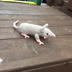 Little Raymond Rat Knitting Pattern - Etsy UK