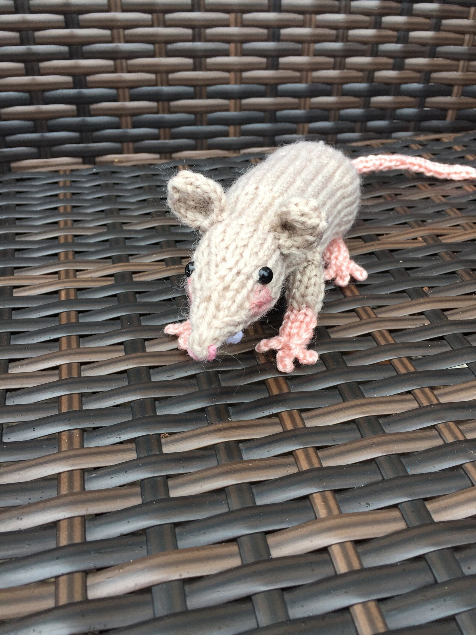 Little Raymond Rat Knitting Pattern - Etsy