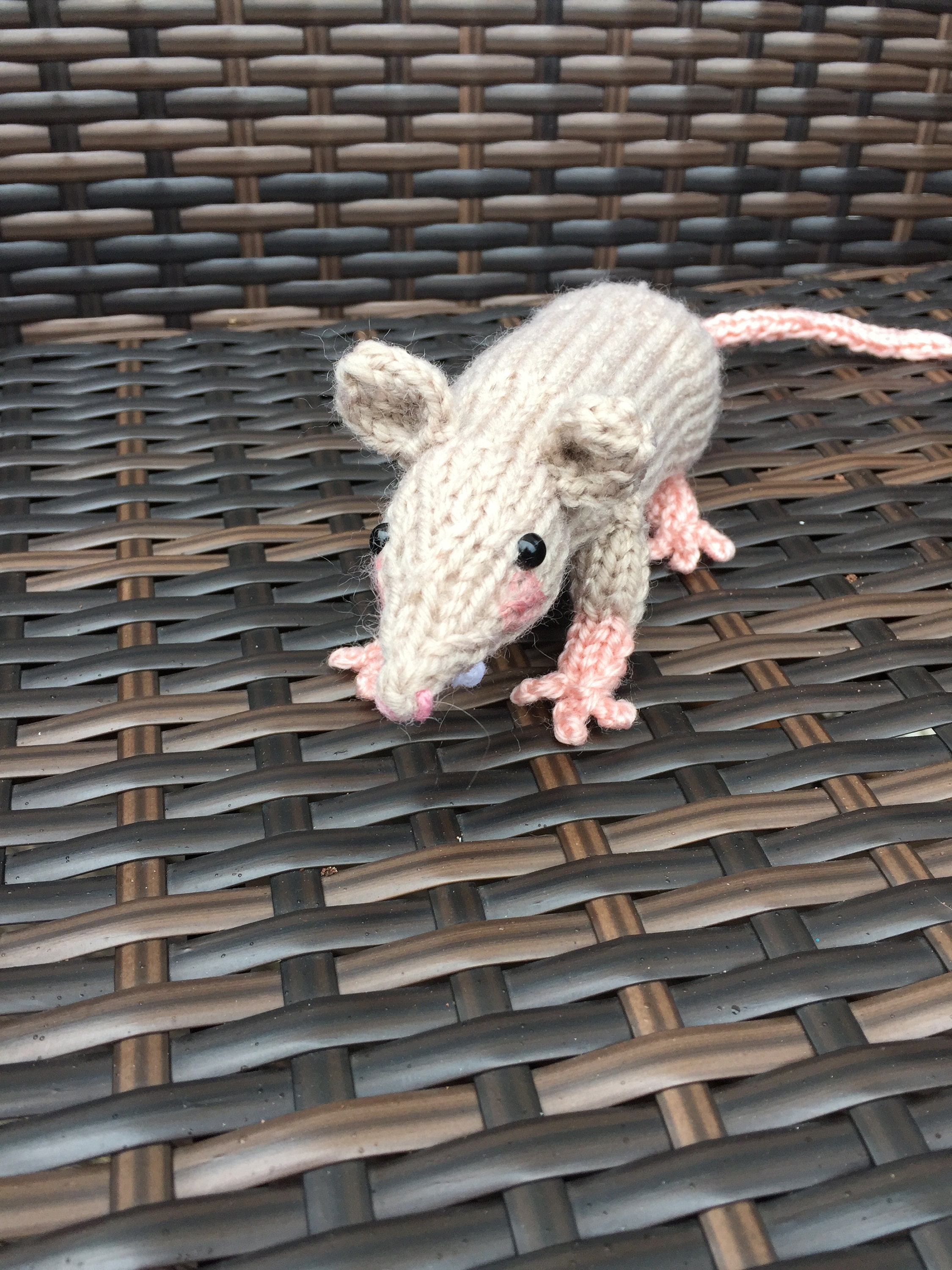 Little Raymond Rat Knitting Pattern - Etsy UK