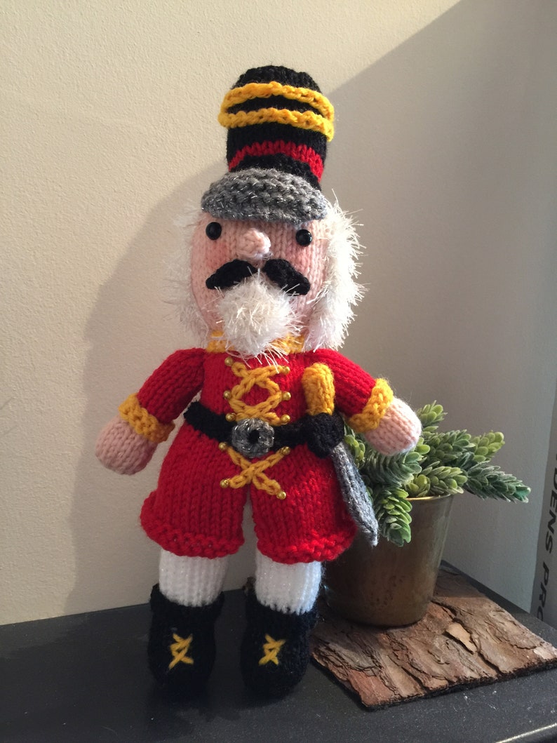 Christmas Nutcracker Knitting Pattern - Etsy