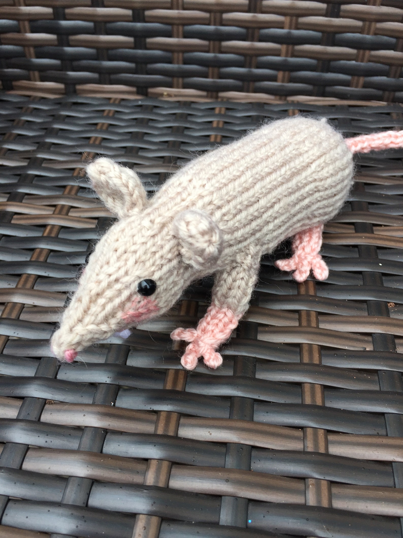 Little Raymond Rat Knitting Pattern - Etsy