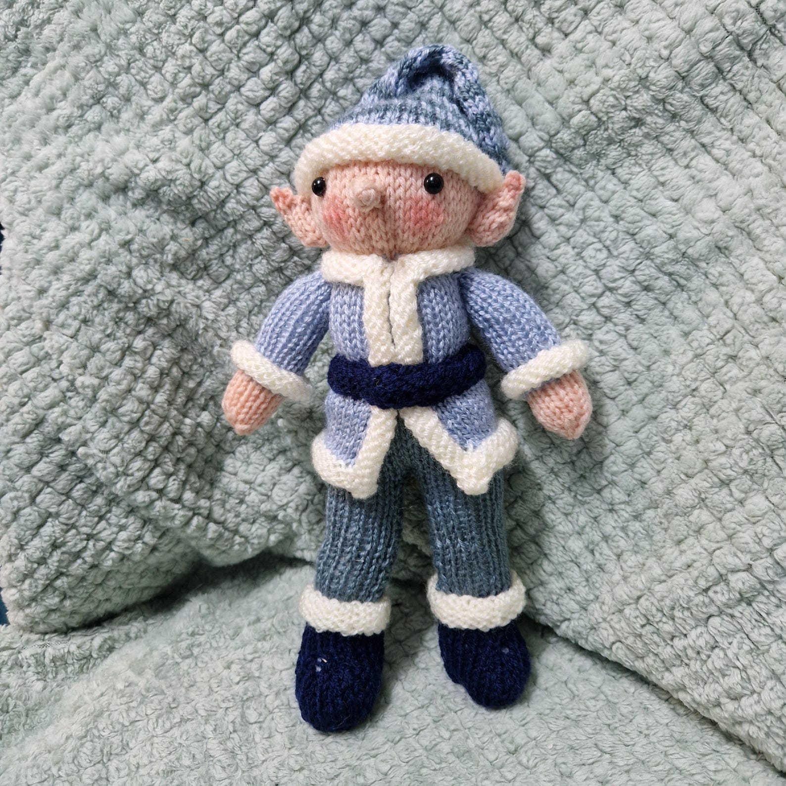 Jack the Frost Elf Knitting Pattern: Easy Christmas Ornament (PDF ...