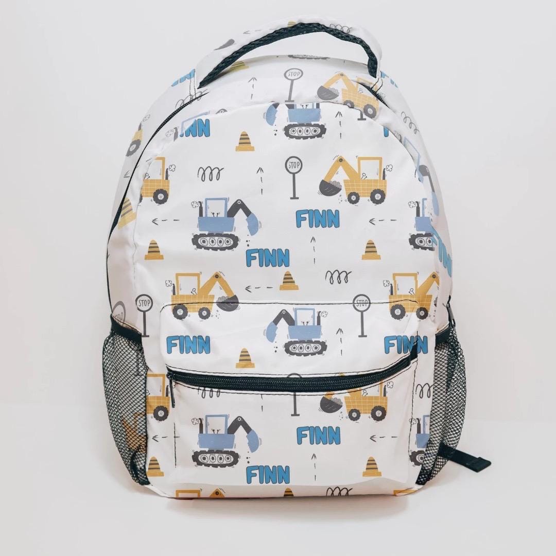 Personalised Kids Backpack – Custom Name School Bag by Custom Kiddo ...