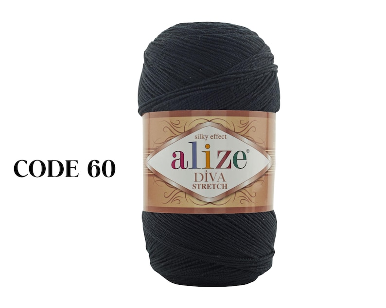 Alize Diva Stretch Yarn, Bikini Yarn, Swimsuit Yarn, Elastic Swimsuit ...
