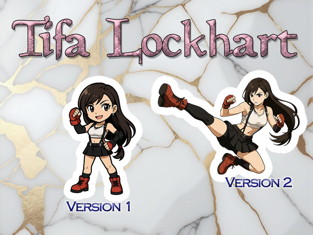 Tifa Lockhart Stickers / Deckbox Labels for Magic: the Gathering (MTG ...