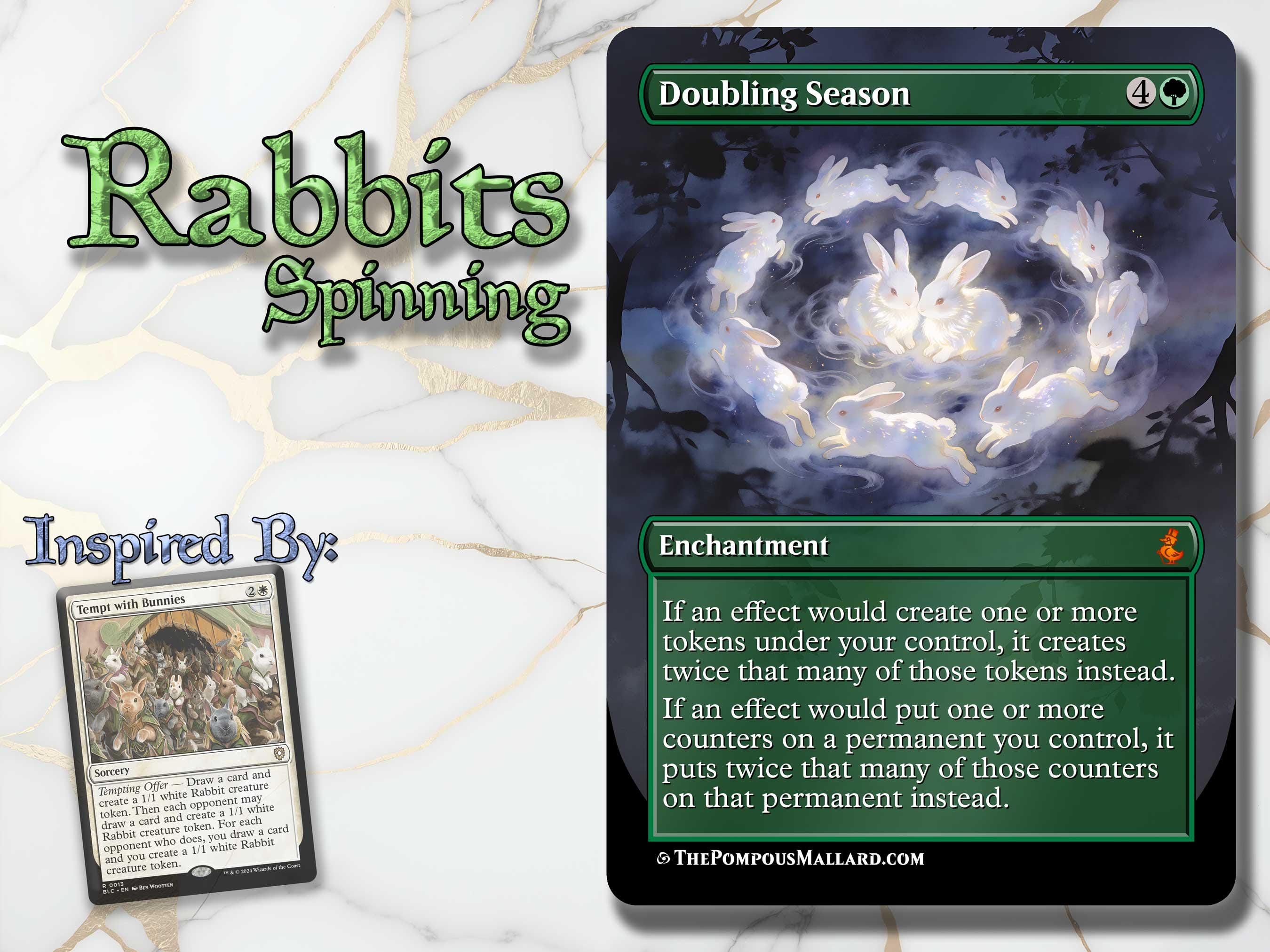 Doubling Season Proxy | Custom Art MTG Proxies - Compatible With Magic ...