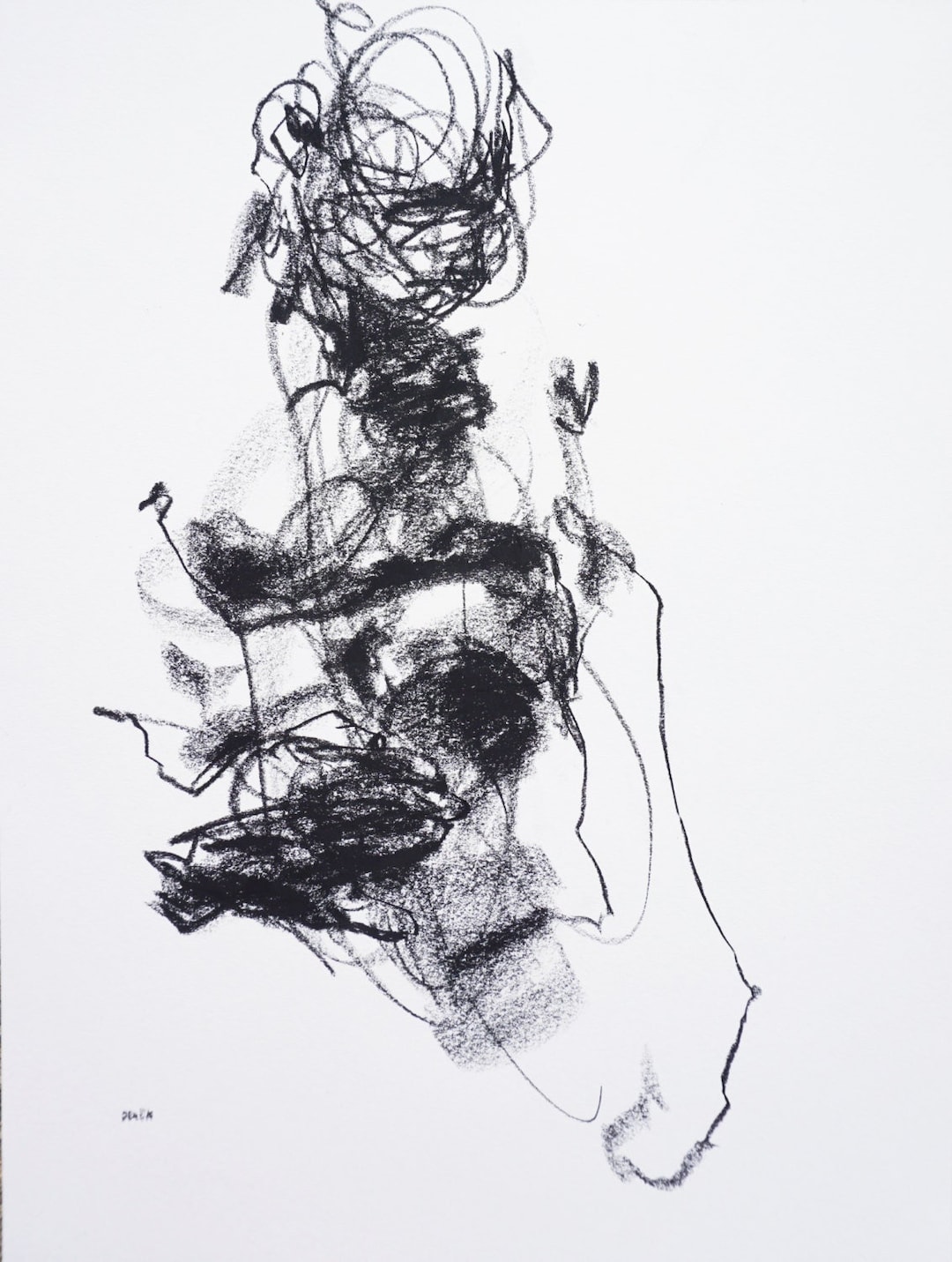 Expressive Abstract Figure Art drawing 291 9x12 Original Charcoal Art ... Expressive Abstract Figure Art drawing 291 9x12 Original Charcoal Art ...