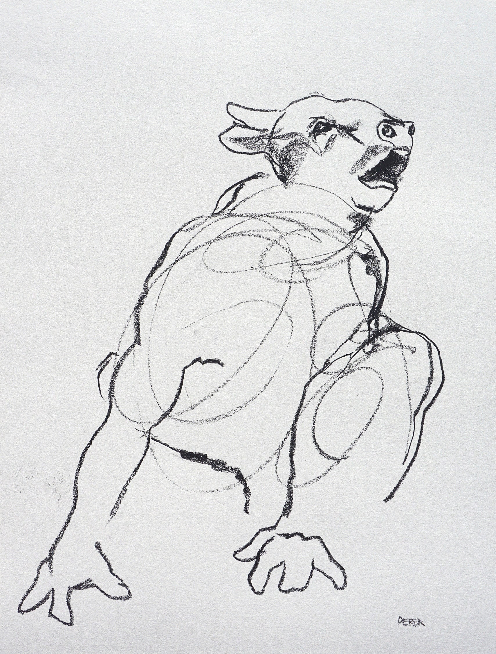 Minotaur Drawing