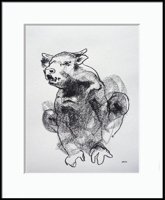 Minotaur Drawing