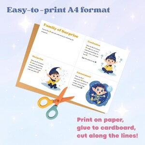 Printable Emotion Cards for Kids – Feelings Flashcards With Magical ...
