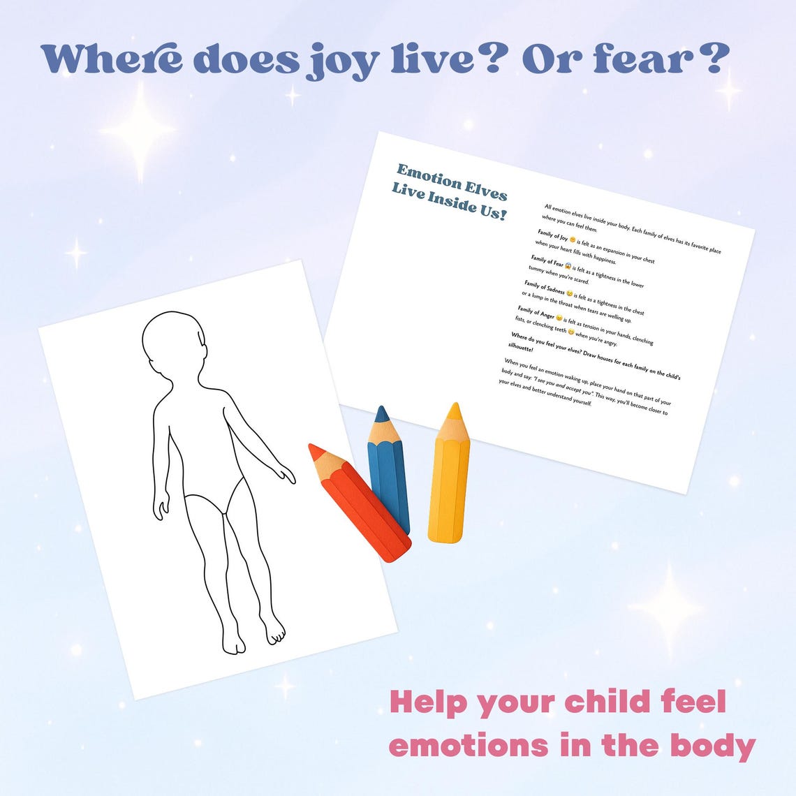 Printable Emotion Cards for Kids – Feelings Flashcards With Magical ...