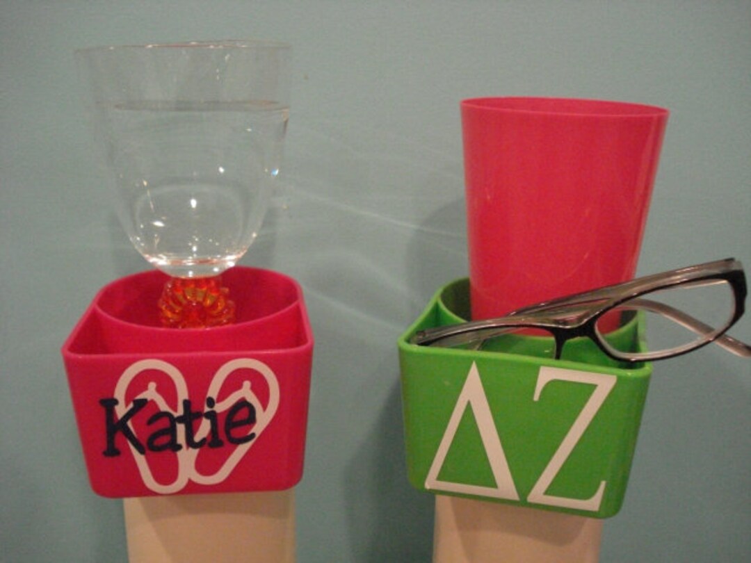 Spring Break Monogrammed Sand Spike / Cup Holder / Beach Cup and Phone ...