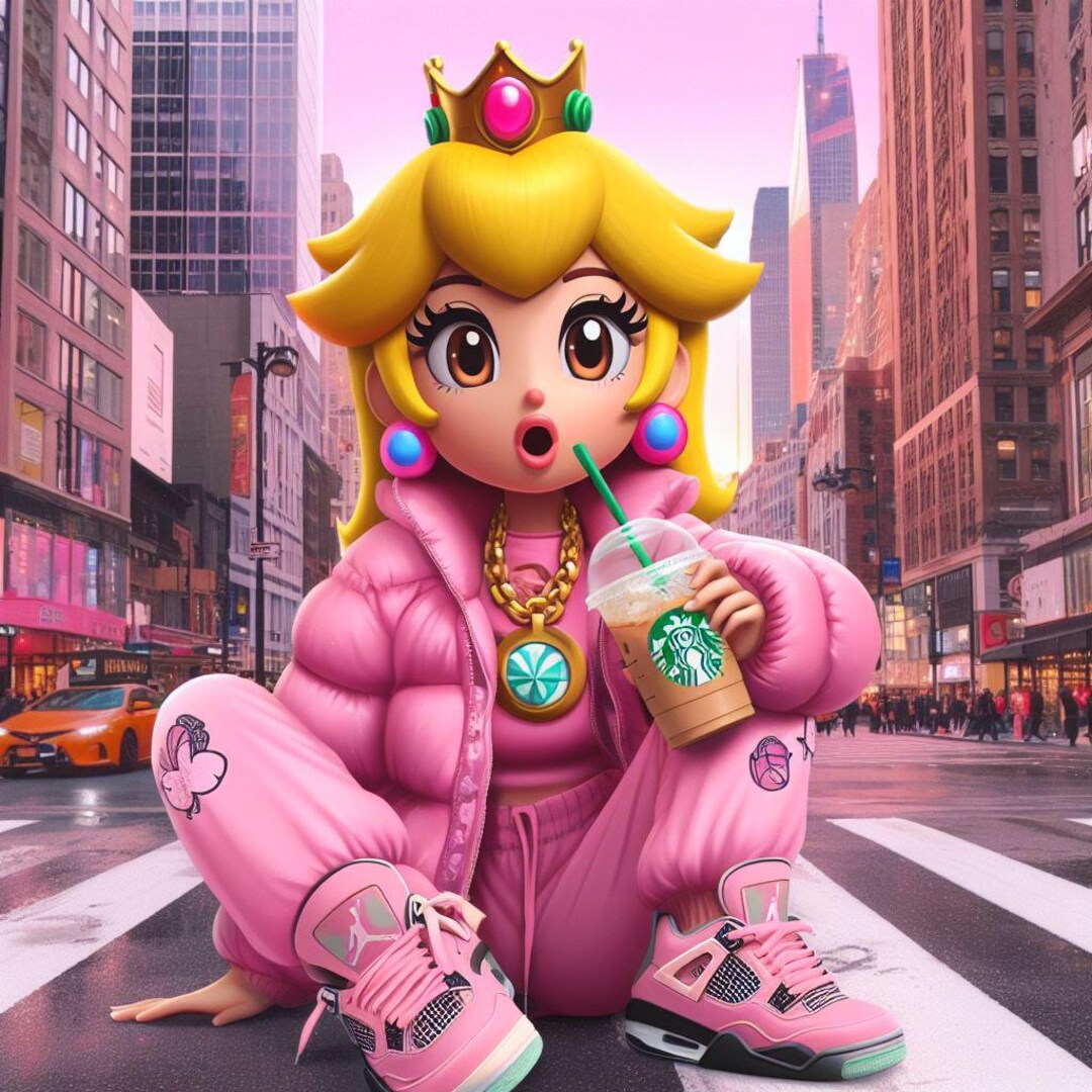 Princess Peach Digital Downloads - Etsy