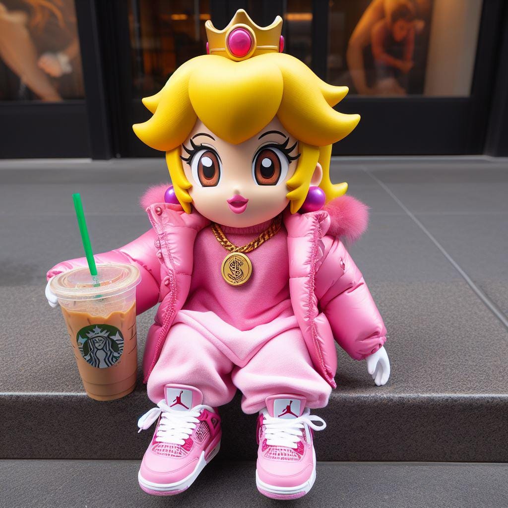 Princess Peach Digital Downloads - Etsy