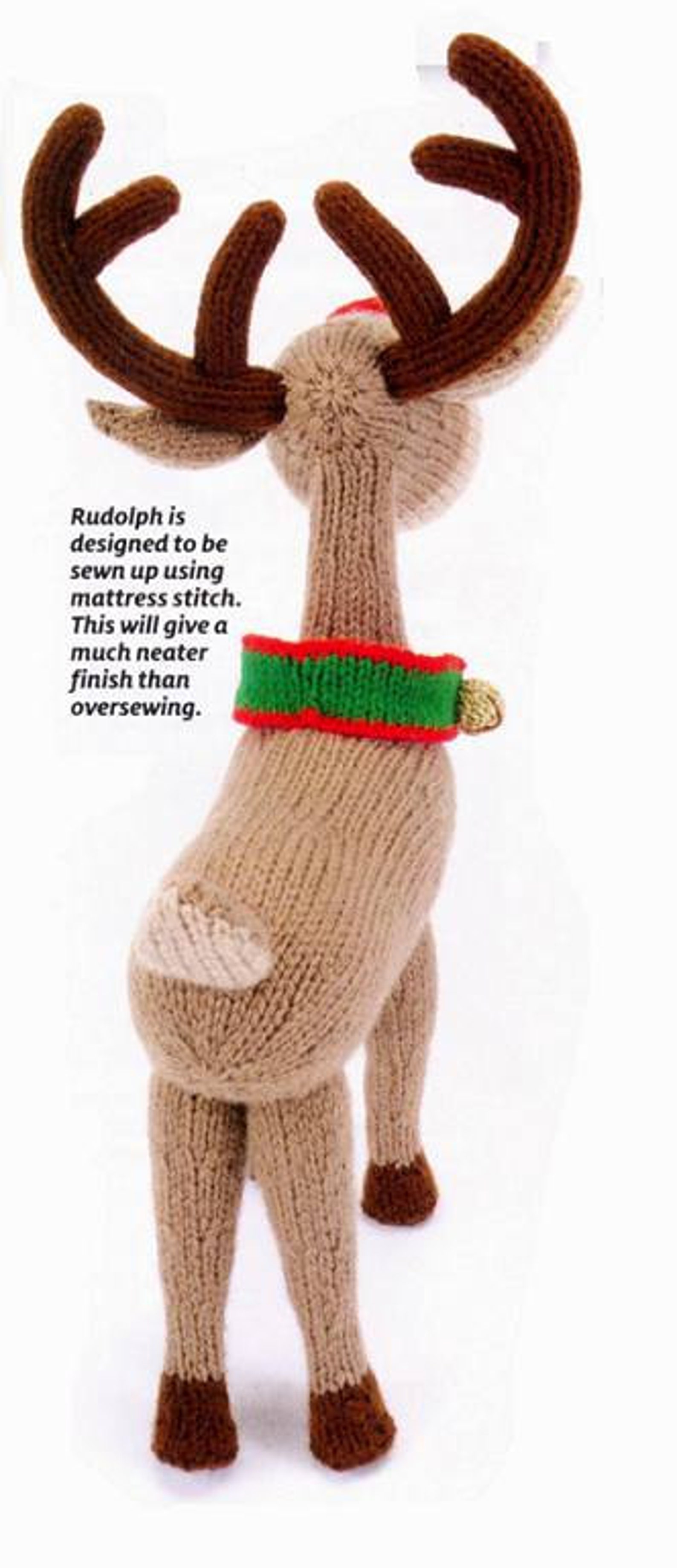 ALaN DaRT TOY KNiTTING PaTTERN RuDOLPH the ReD NoSED REiNDEER | Etsy