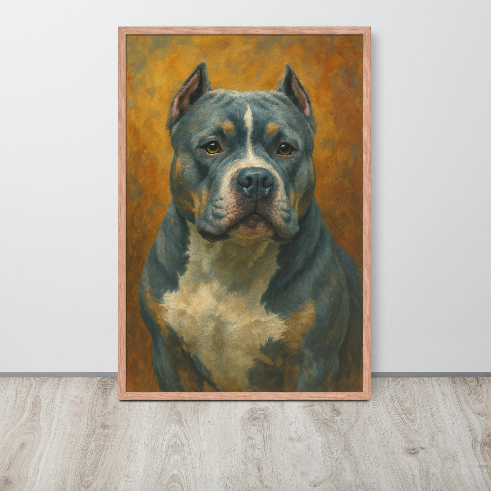 Majestic American Bully Portrait - Etsy