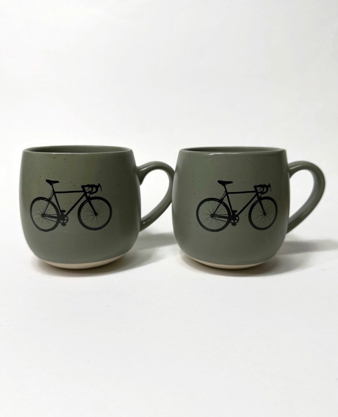 Coffee Cups Road Bike, Bike Mugs, Set of Two, Bike Lover Gifts, Bike ...