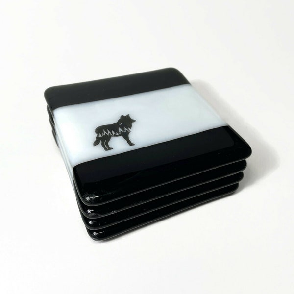 Glass Wolf Table - Etsy