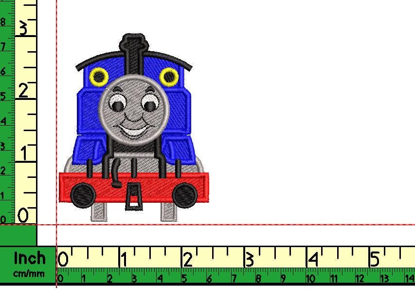 Thomas the Tank Engine Embroidery Design: 4 Sizes (digital Download) - Etsy