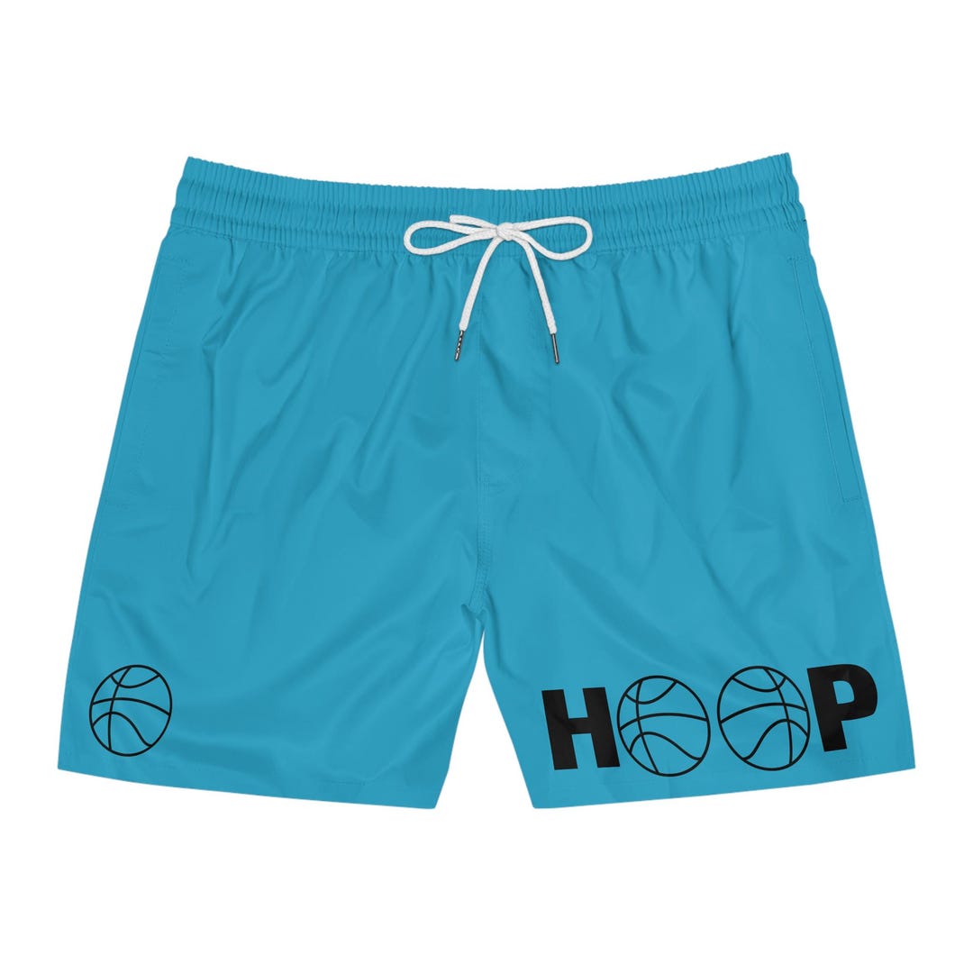 HOOP Men's Basketball Shorts - Turquoise - Perfect for Basketball Games ...