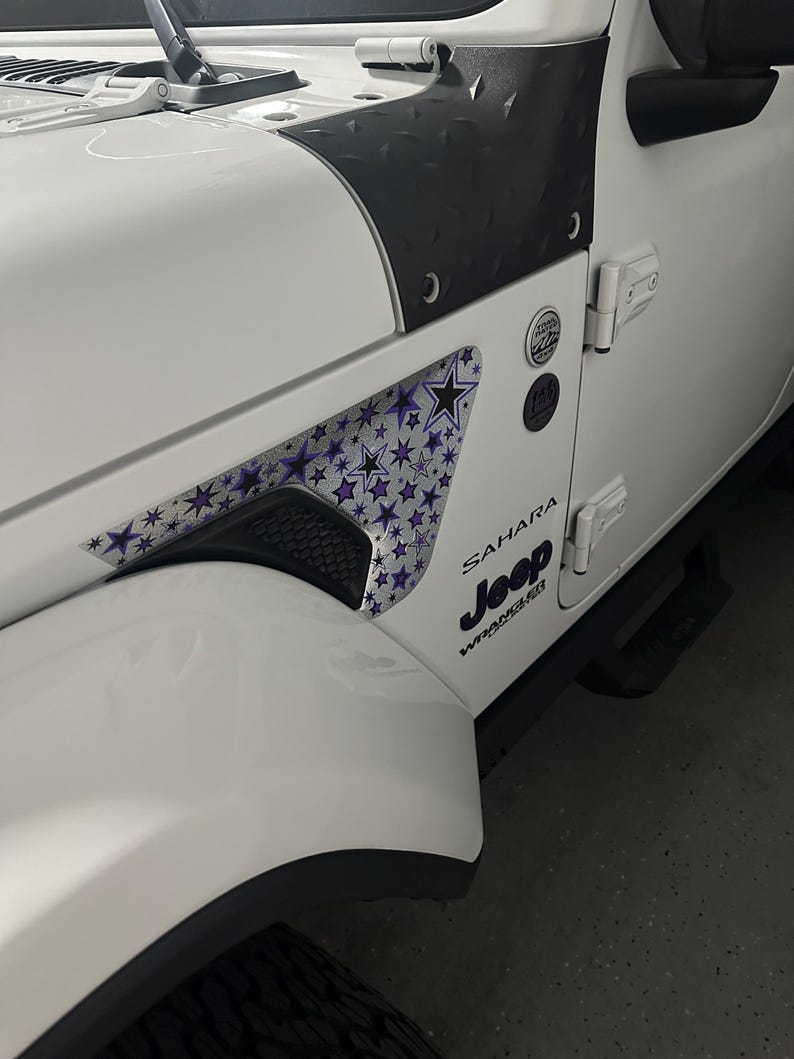 Fender Vent DIY Decal/sticker Design SVG Cut File, Fits Jeep Wrangler ...