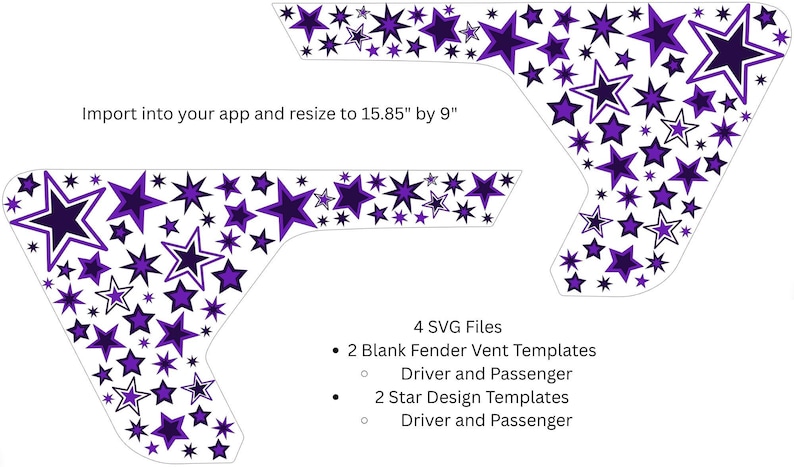 Fender Vent DIY Decal/sticker Design SVG Cut File, Fits Jeep Wrangler ...