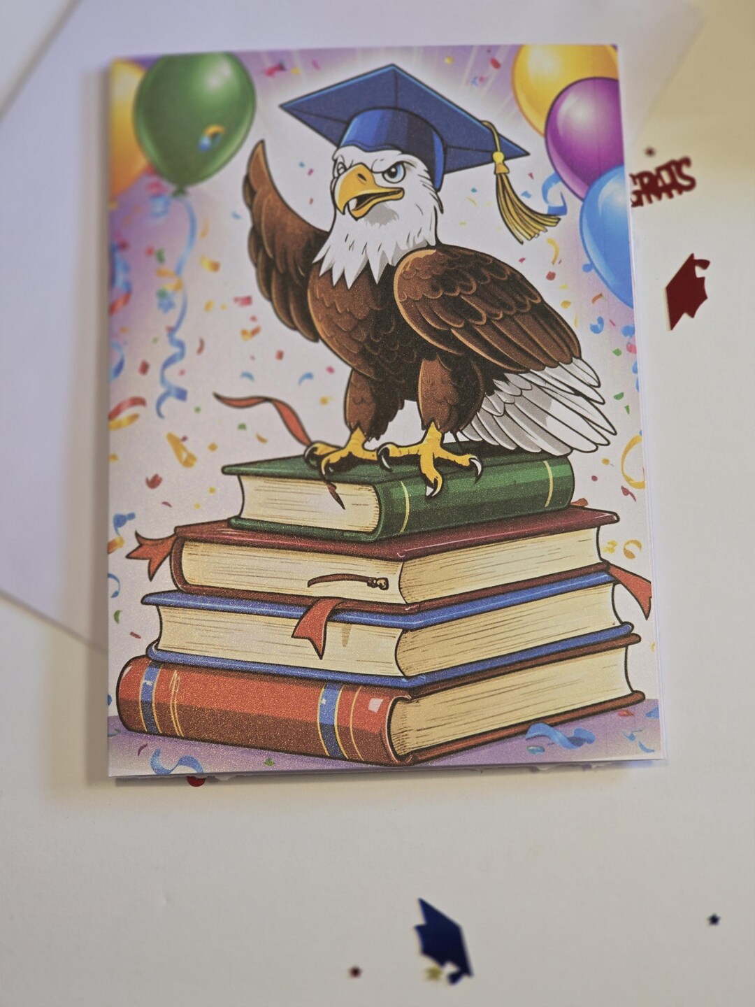 Soar Into Success Eagle Graduation Card | Class of 2025 Congrats ...