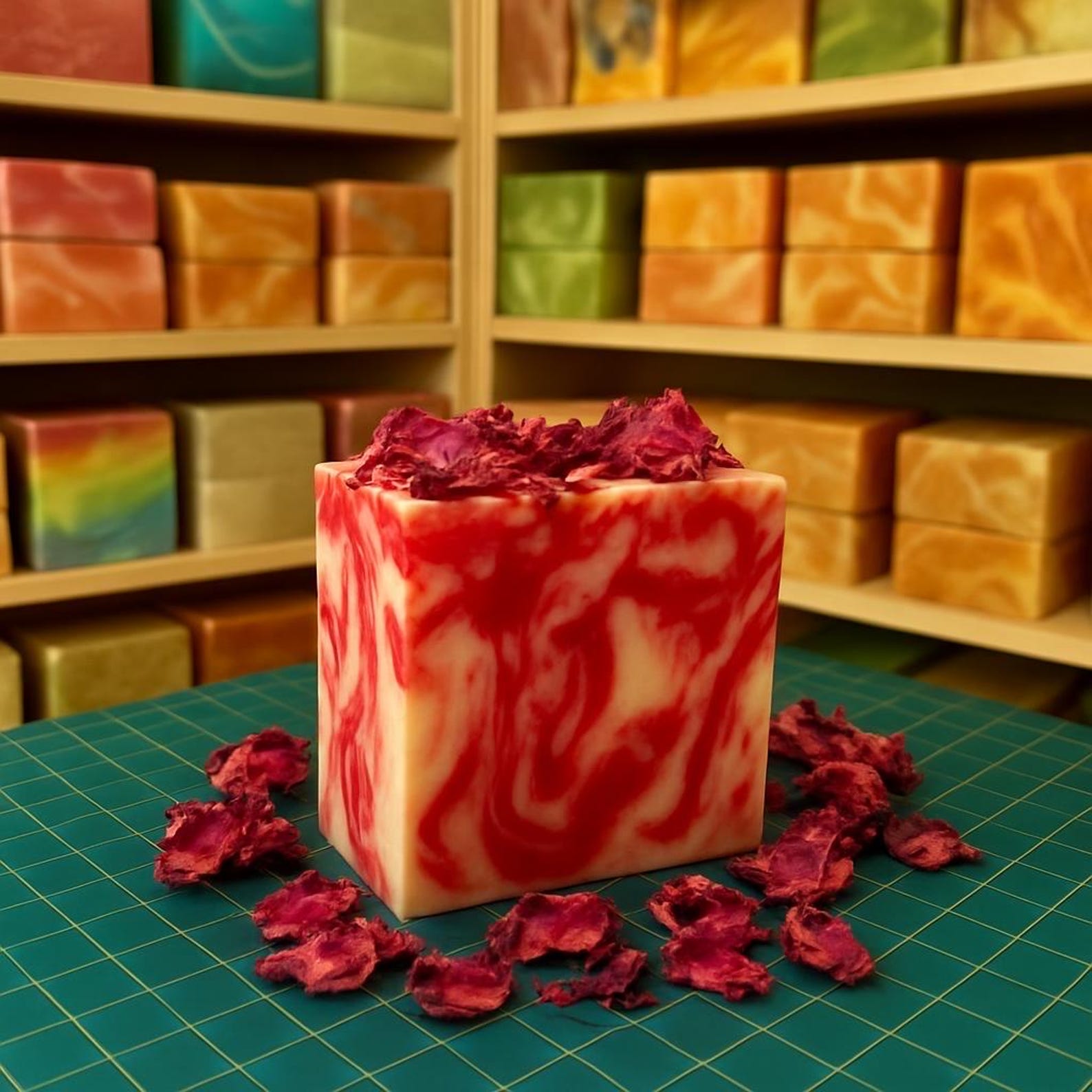 Red Roses Soap Bars - Etsy