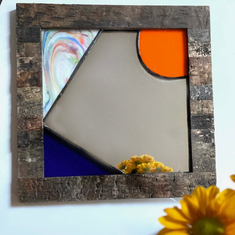 Stained Glass Mirror - Etsy