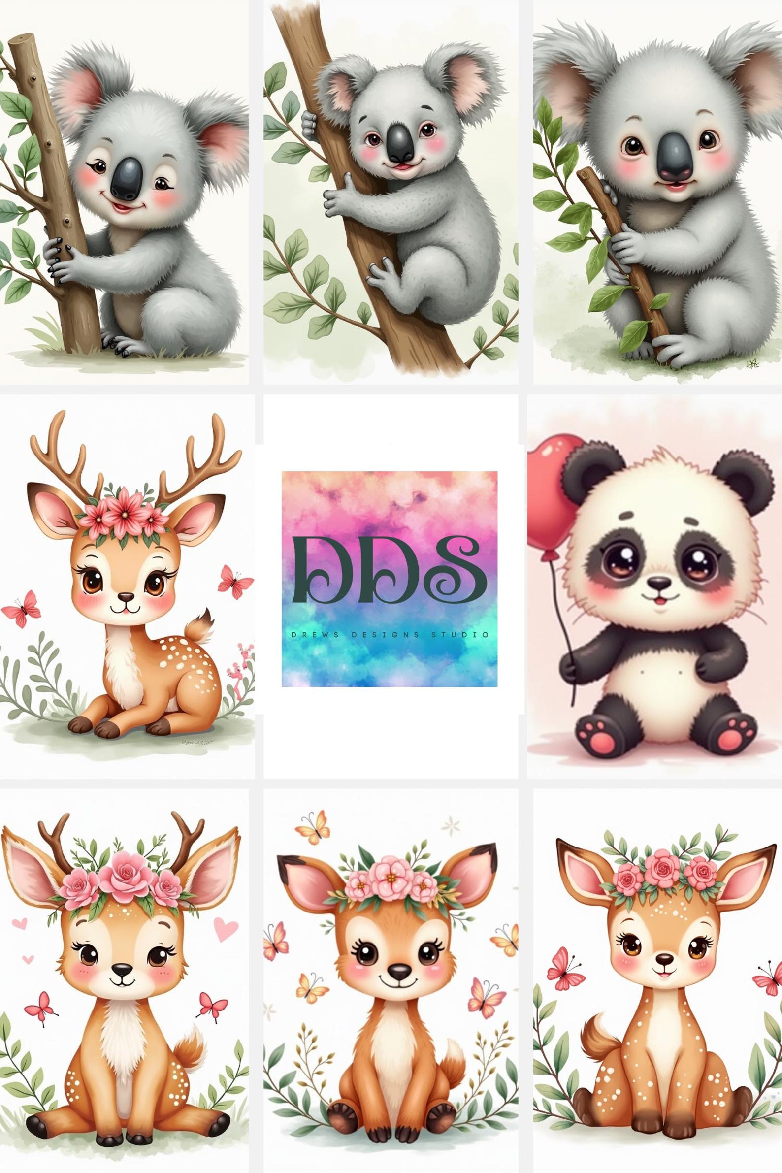 Watercolor Style Prints Custom Designs Phone Wallpaper Projects ...