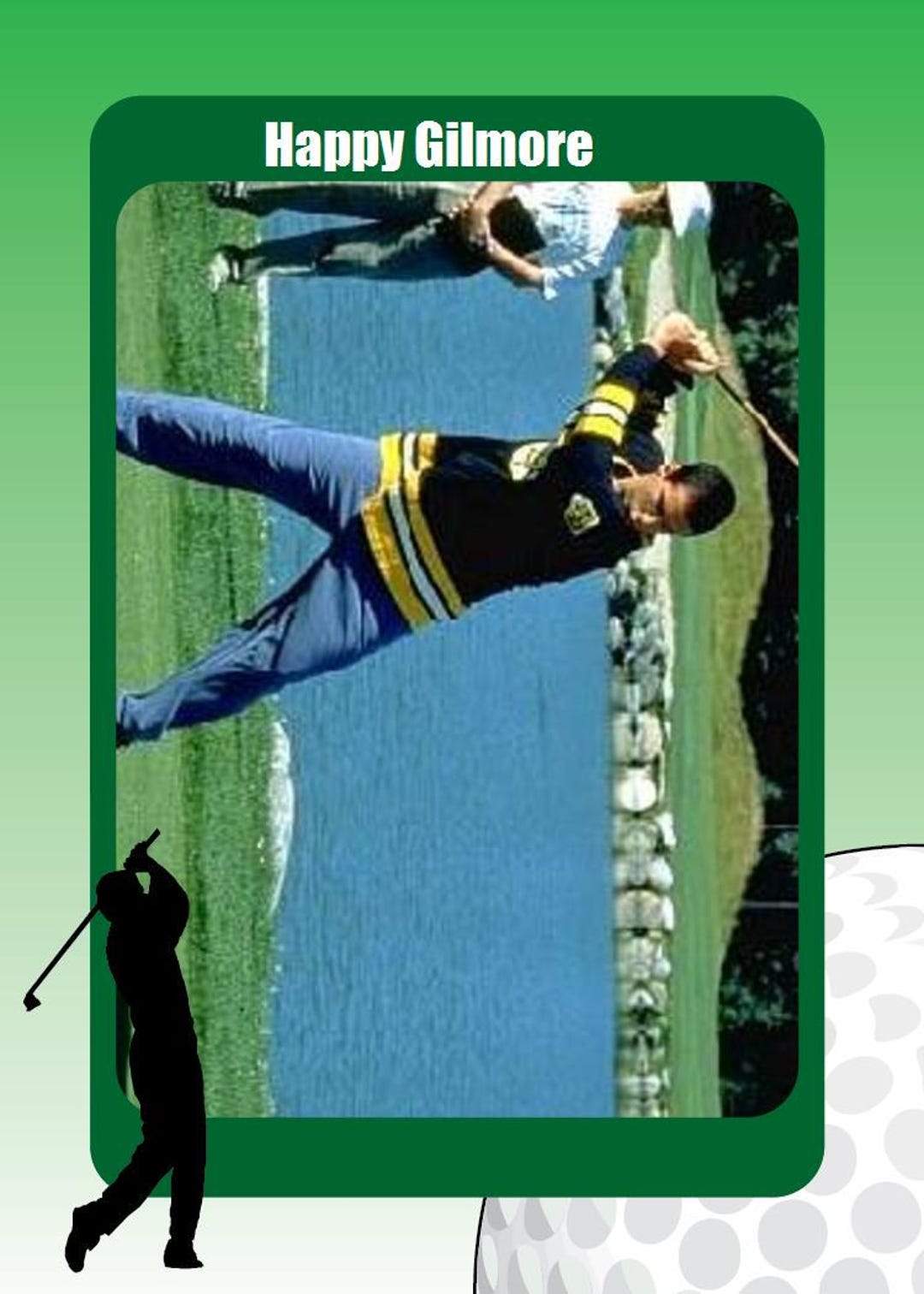 Happy Gilmore Trading Card Collectible Movie Memorabilia Fan Gift ...