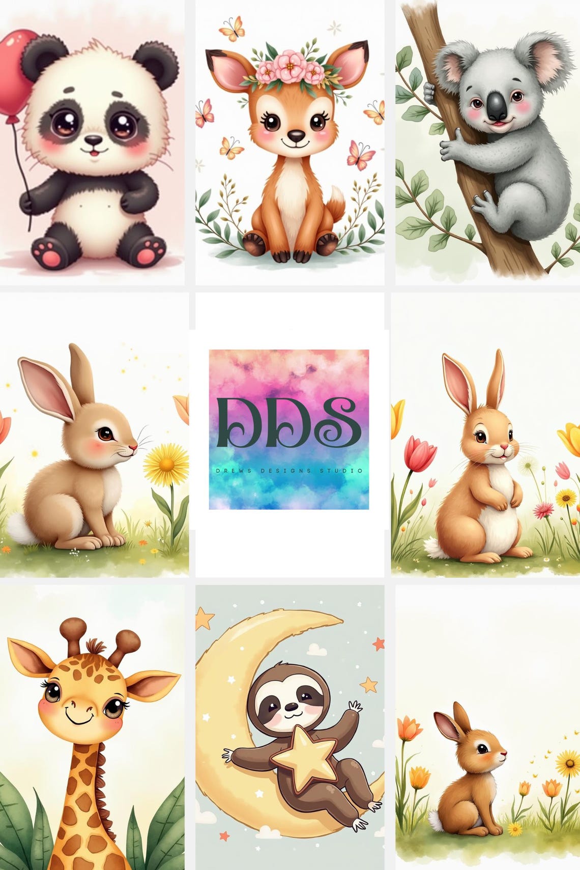 Watercolor Style Prints Custom Designs Phone Wallpaper Projects ...
