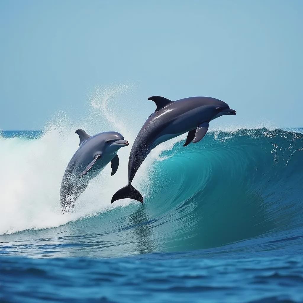 Dolphin Prints Bundle PNG Files X25 – Custom Digital Designs for Crafts ...