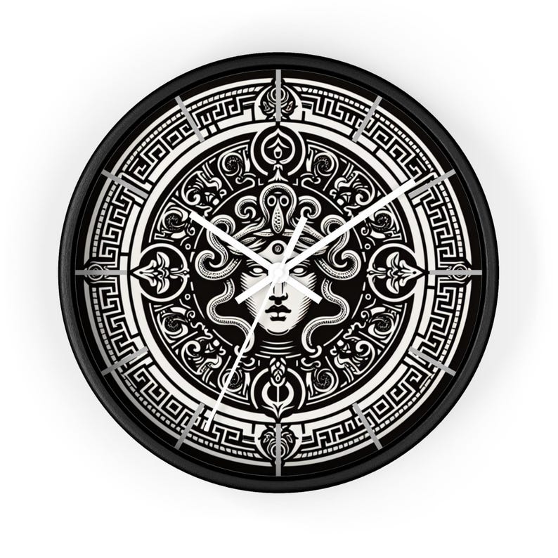 Medusa Wall Clock Design Inspiration Home Decor Wall Art Piece Display ...