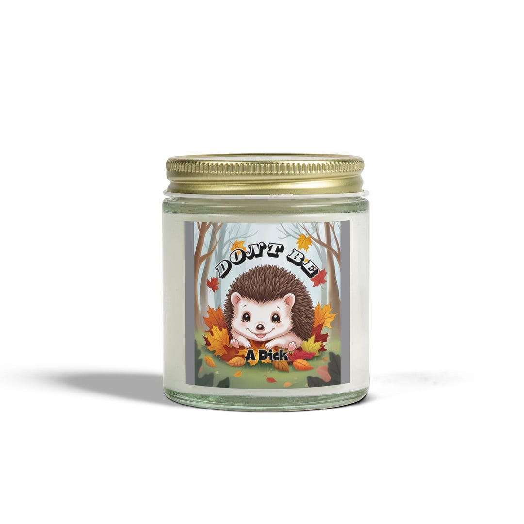 Whimsical Scented Candles, Fun Hedgehog Design - Perfect for Fall Decor ...