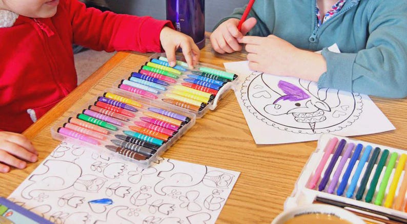 My Pet Friends Coloring Book | 10 Adorable Pet Printable Coloring Book ...