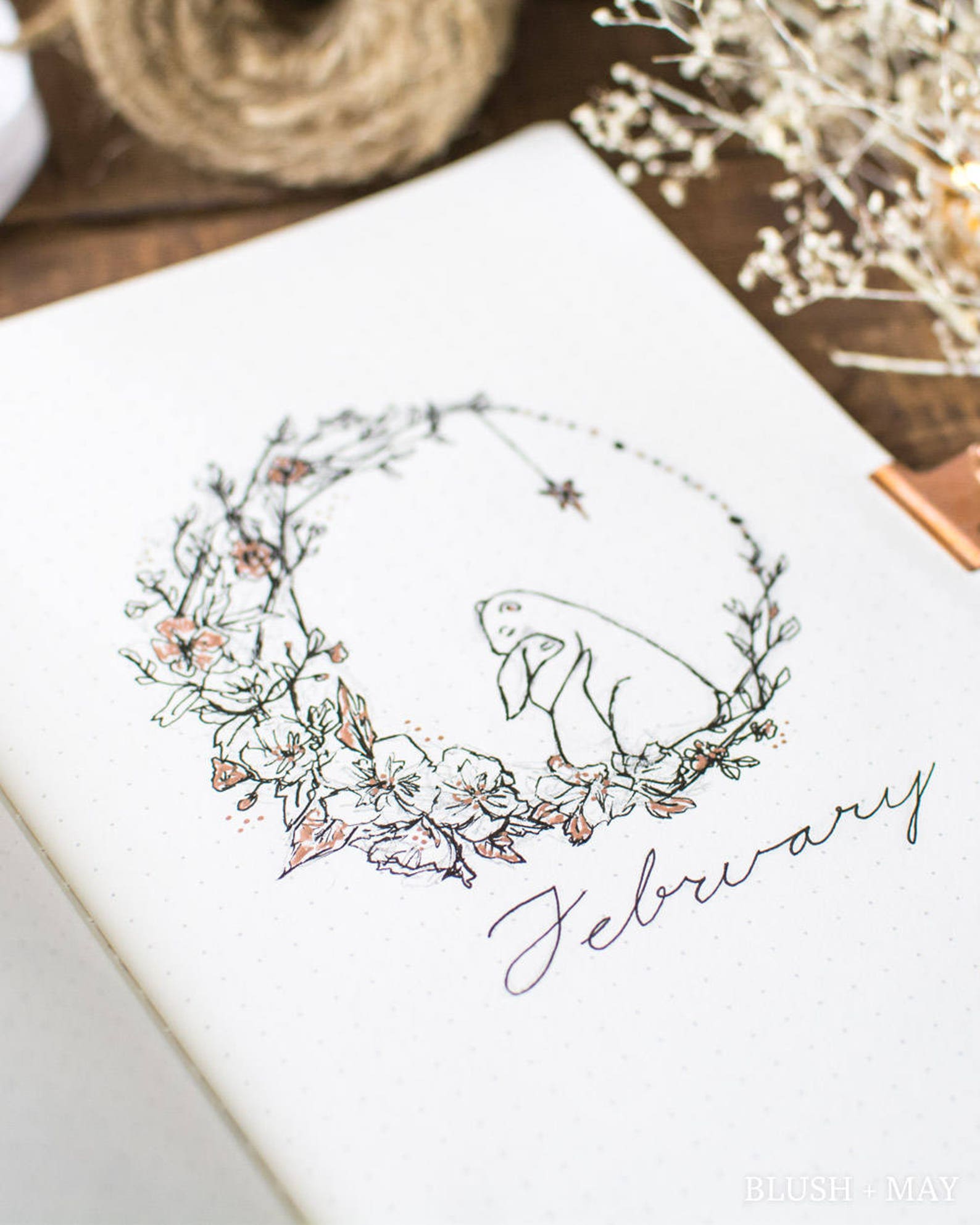 Full February 2018 Setup Printable for Journal or Planner | Etsy