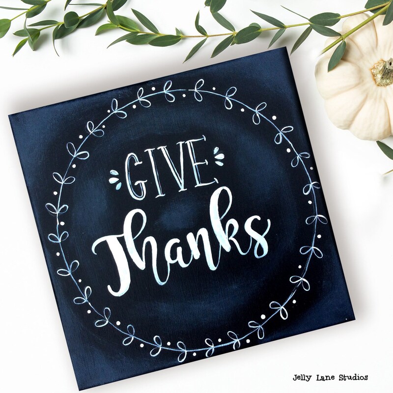 Give Thanks Sign - Etsy