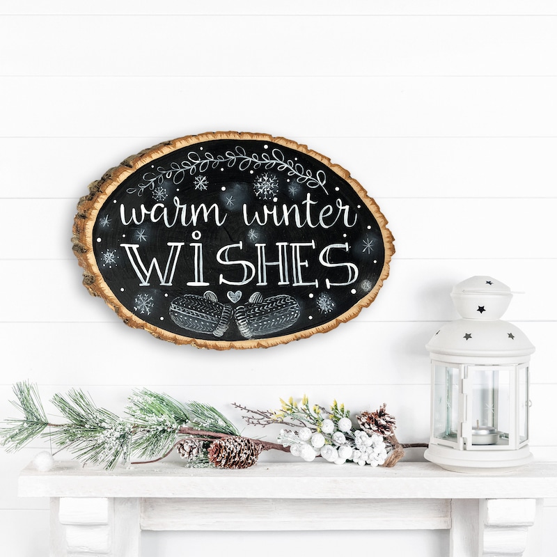 Rustic Winter Decor - Etsy