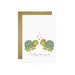 Turtle Valentine's Day Card, Printed Valentine, Cute Couple Card ...