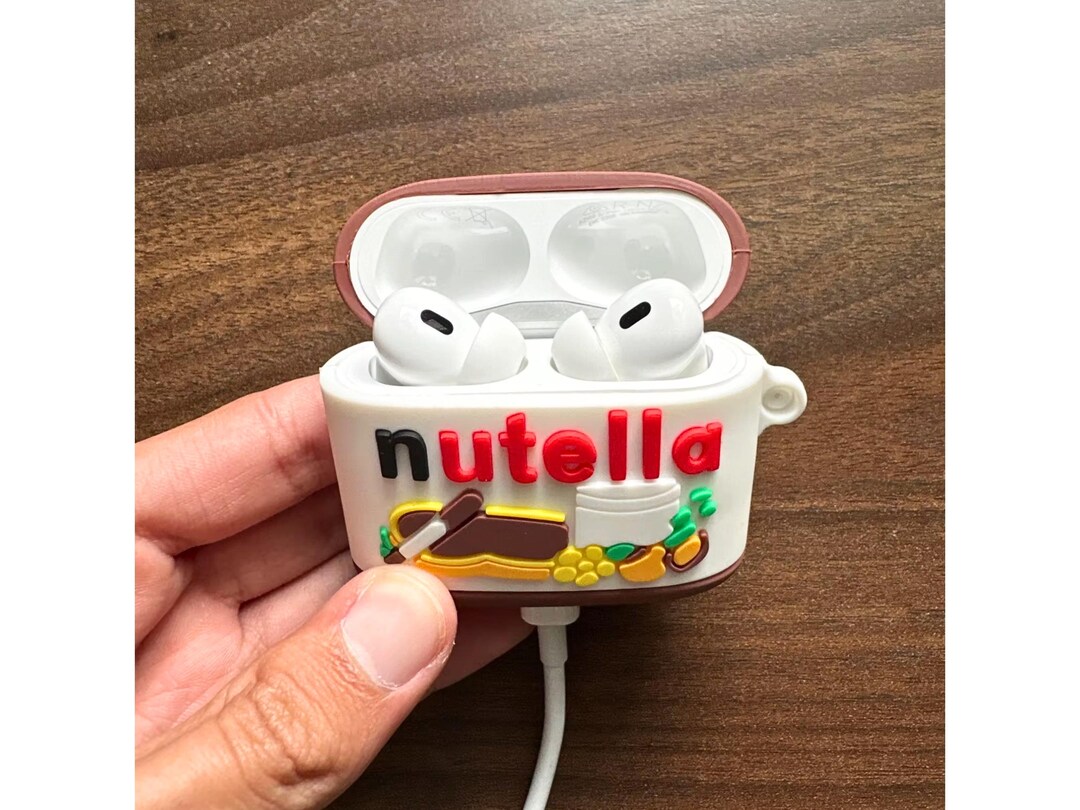 Nutellaa Airpods Case, Chocolate Spread Earphone Case, for AirPod 4 ...