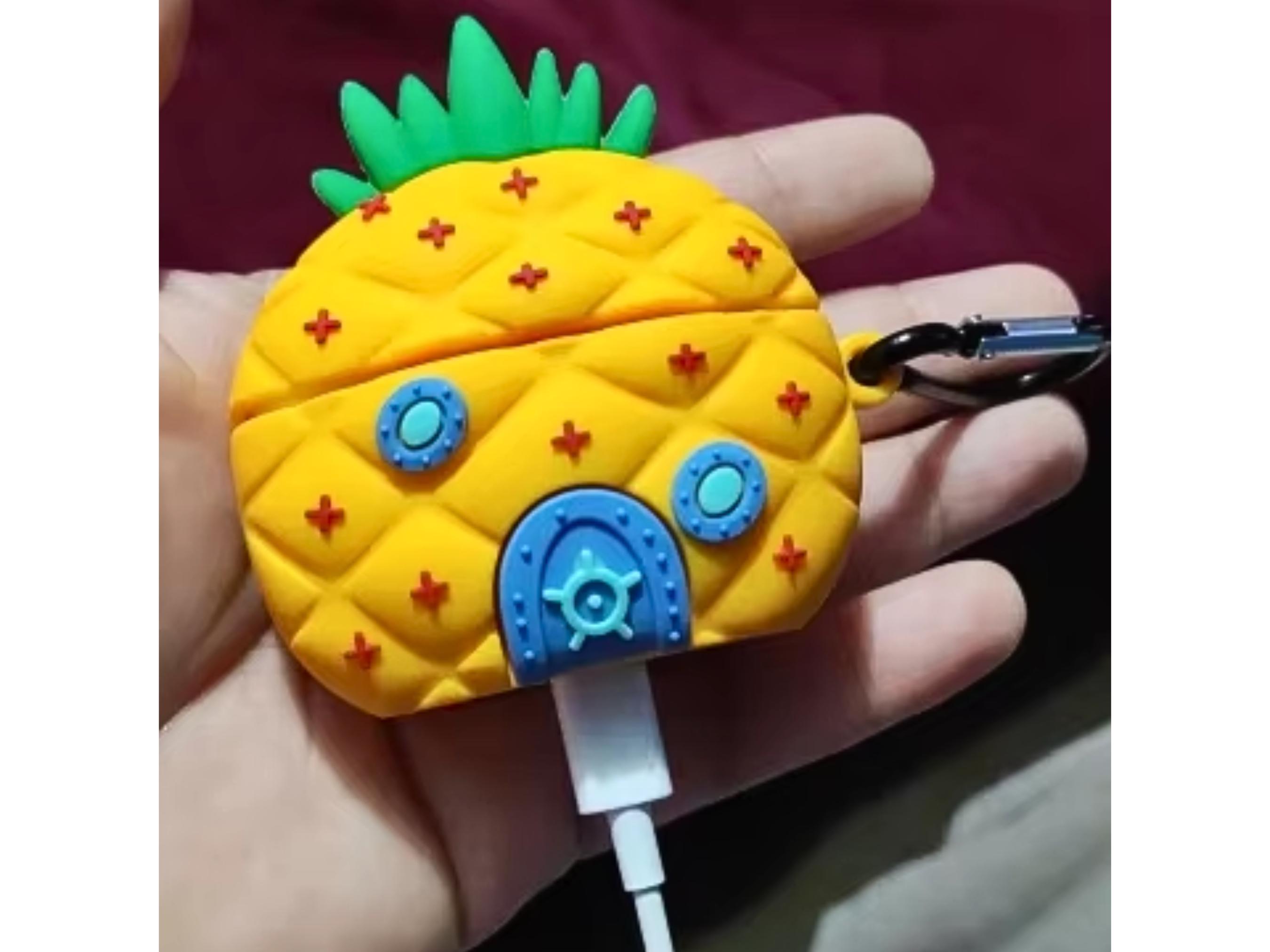Cartoon AirPod Cases, Pineapple & Wooden House Earphone Case, for ...