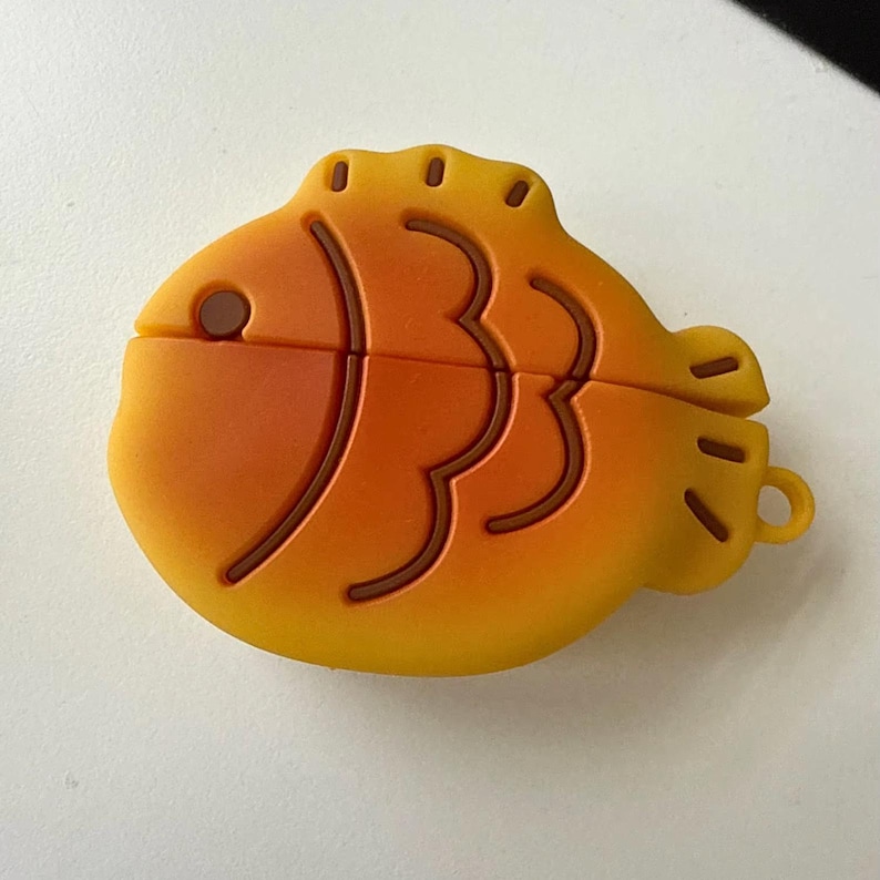 Taiyaki Fish AirPod Case, Orange Fish Earphone Case, for AirPod 1 2 3 4 Pro 2, Gift for Her - Etsy