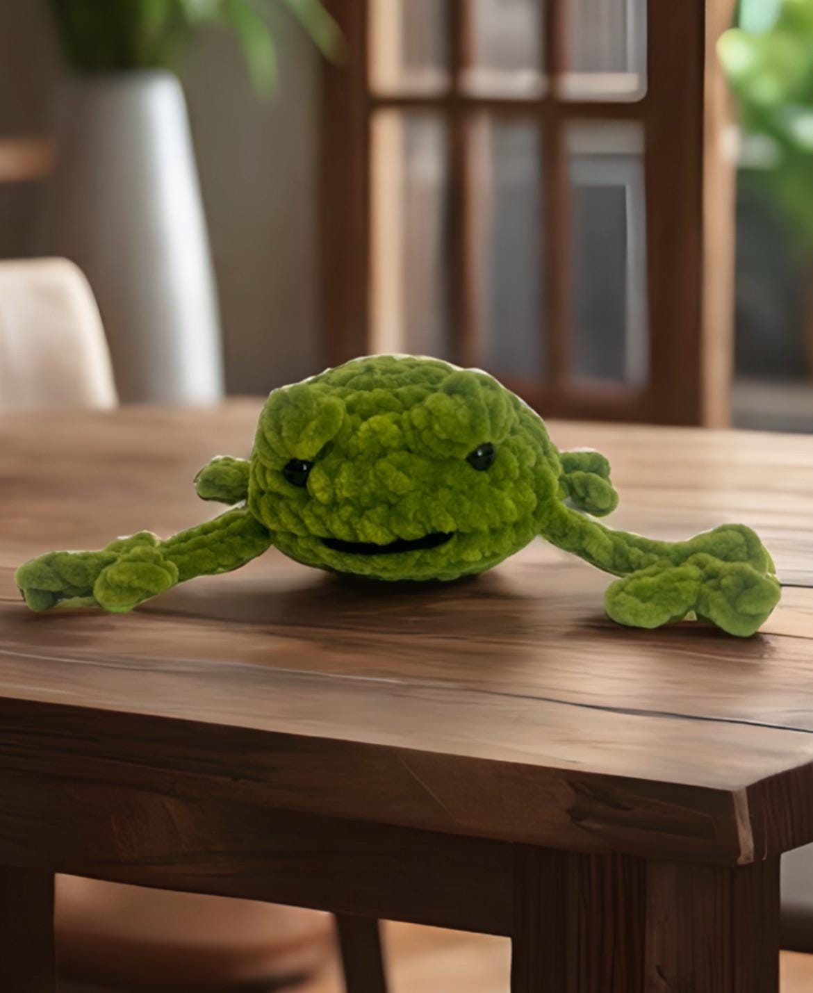 Bullfrog (no Sew) Crochet Pattern, No Sew Amigurumi Crochet Patterns ...