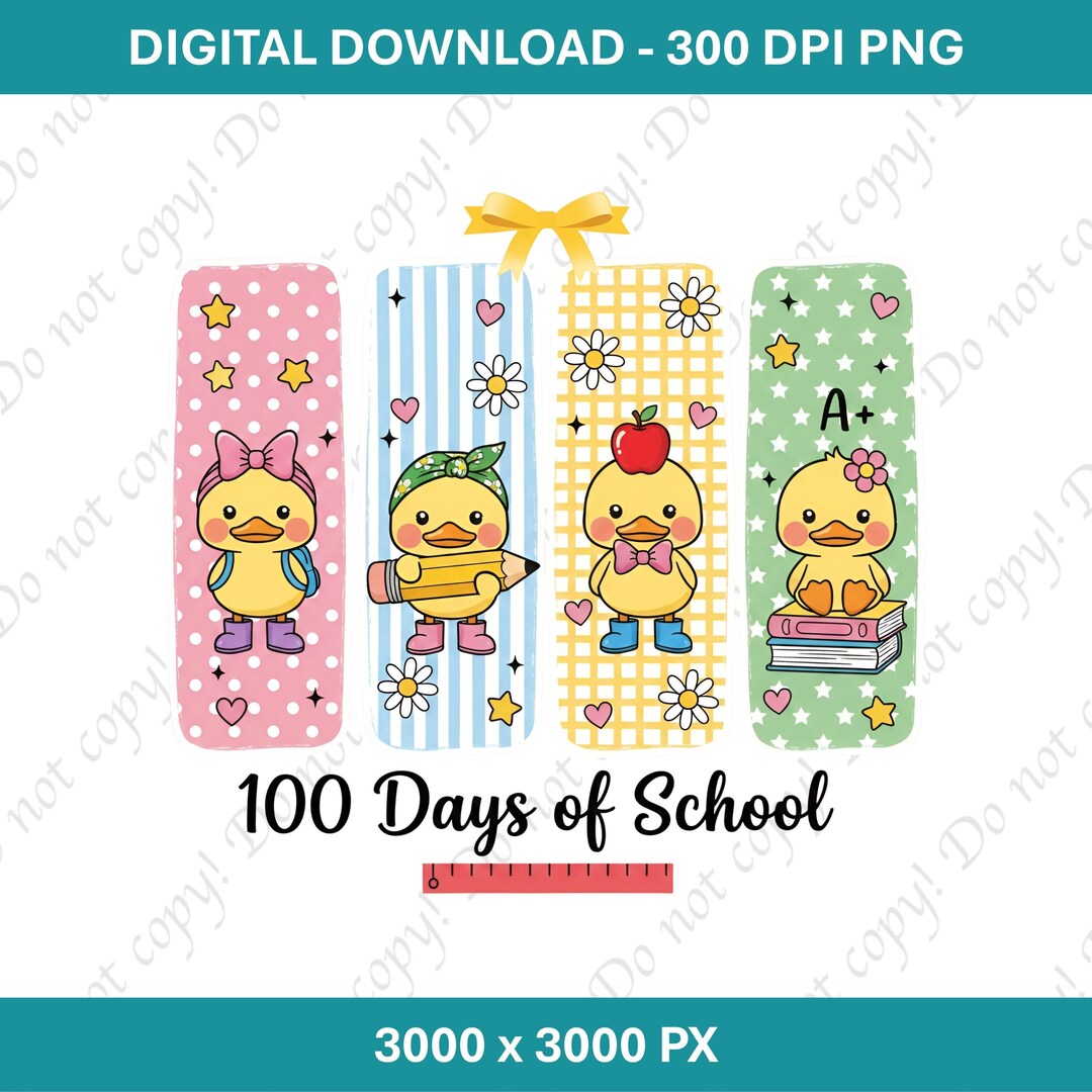 100 Days of School PNG Coquette Teacher Goose One Hundred Days Smarter ...