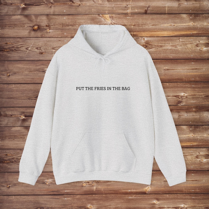 Joshua Block - "put the Fries in the Bag" Hoodie, Brain Rot, Funny ...